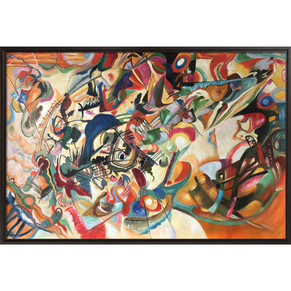 Overstock Art Composition VII, 1913 Framed On Canvas by Wassily Kandinsky Painting - Wayfair Canada